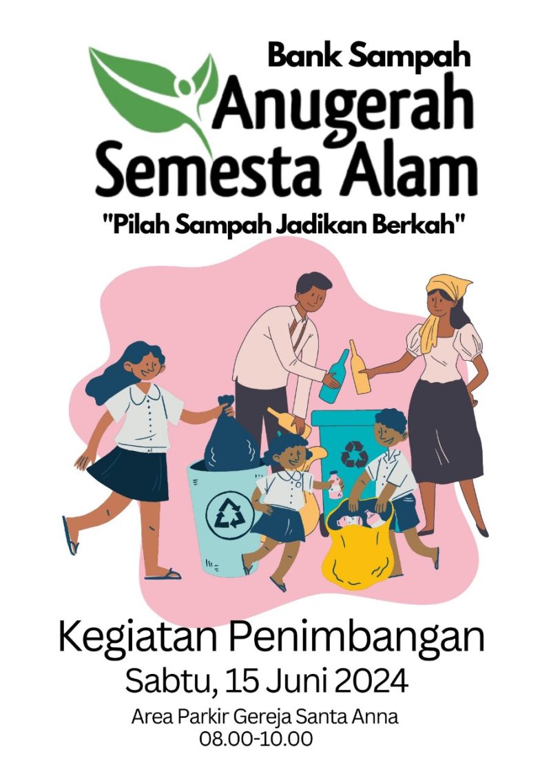 Bank Sampah – Pilah Sampah Jadikan Berkah - Paroki Duren Sawit